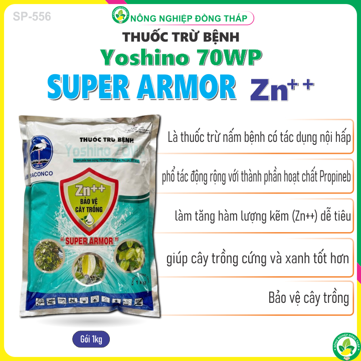 Chế phẩm Yoshino 70WP “SUPER ARMOR” – Zn++ Bảo Vệ Cây Trồng (Gói 1Kg ...