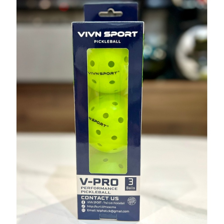 Bóng Pickleball Thi đấu VIVN SPORT ( CHÍNH HÃNG ) tiêu chuẩn USA, dùng ...