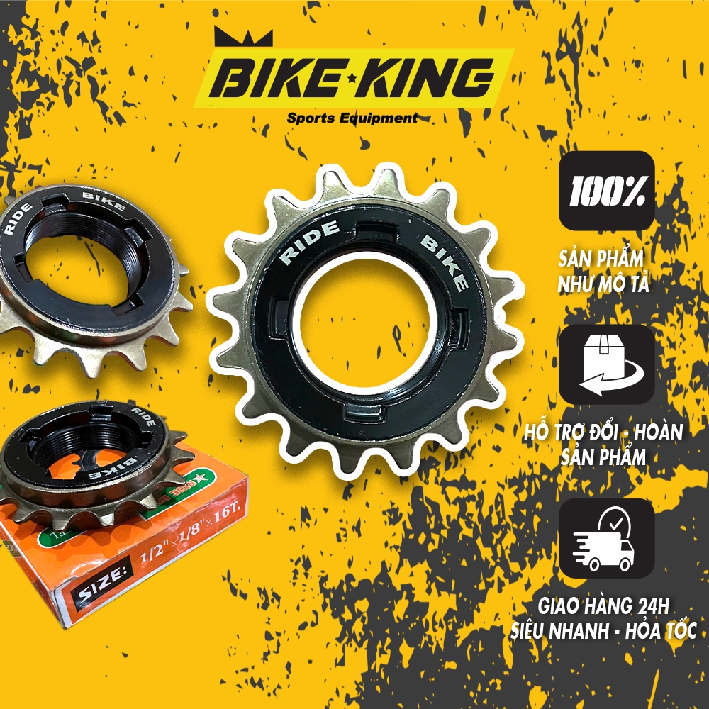 Líp Xe Đạp Single-Speed 16R Cao Cấp RB Không Tiếng - Xoay Cực Nhẹ ...