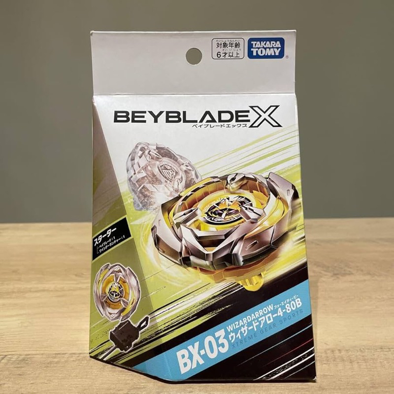 [TAKARA TOMY] Đồ chơi con quay BeybladeX BX-03 Wizard Arrow 4-80B | Shopee Việt Nam