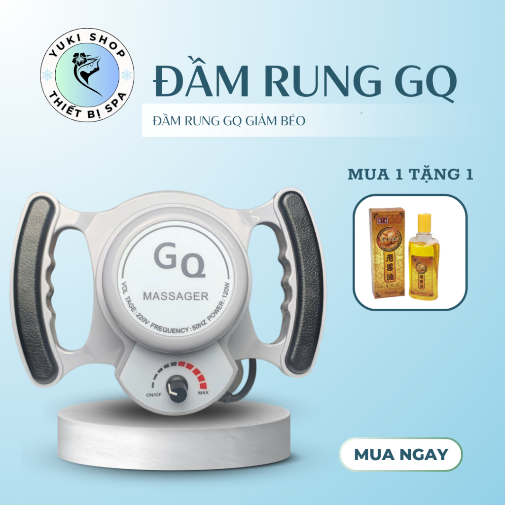 Đầm Rung GQ Bản Mới 2024 Máy Đánh Mỡ Bụng Spa Ola Mini Giảm Béo Giảm Mỡ ...