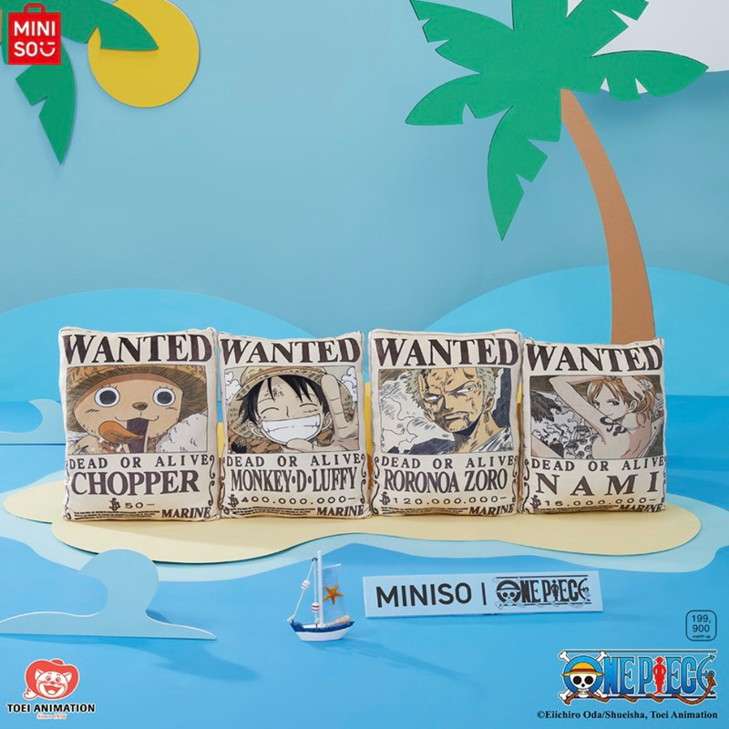 [MINISO x ONE PIECE] Gối ôm, chăn lông mềm Wanted | Shopee Việt Nam