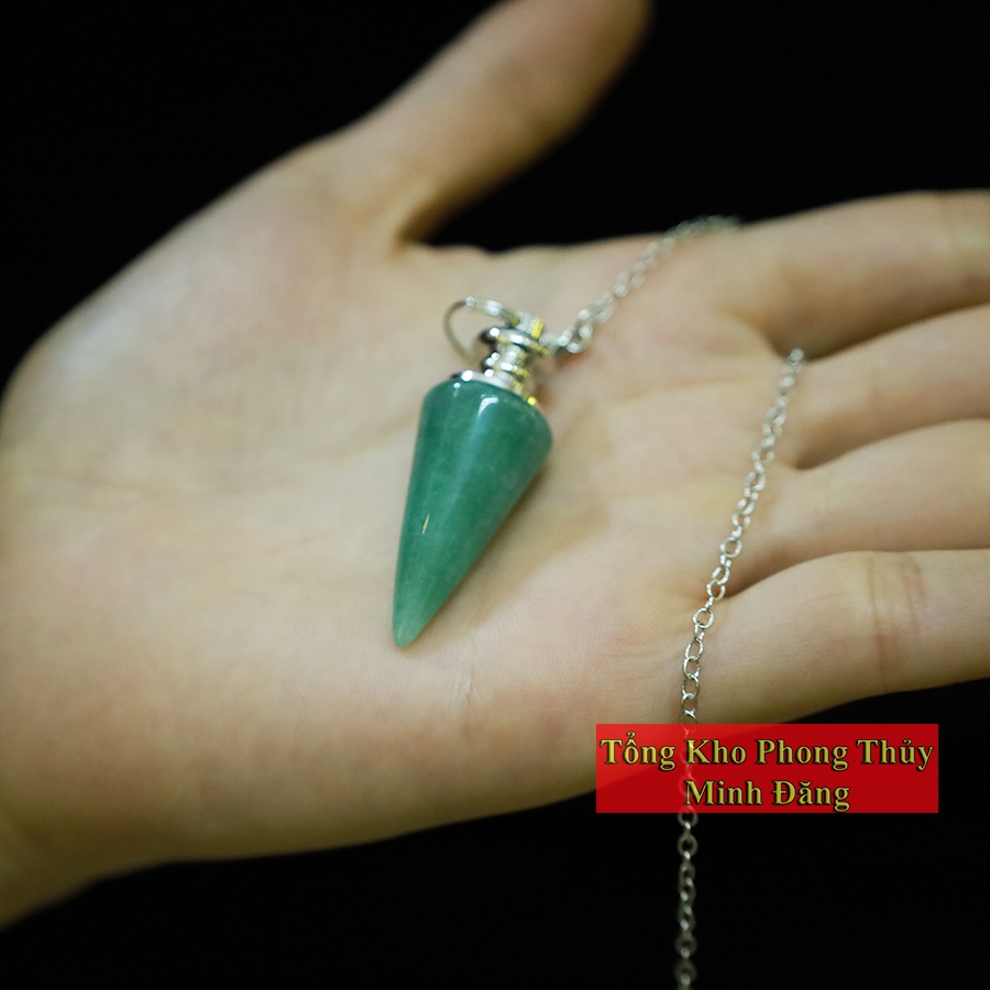 Con lắc cảm xạ th.ạch a.nh xanh tự nhiên | Shopee Việt Nam