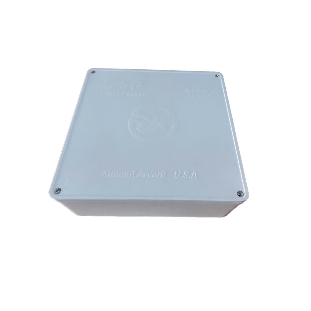 Hộp nối dây PVC 235x235x80 SINO E265-53 tự chống cháy, lắp nổi hoặc âm ...
