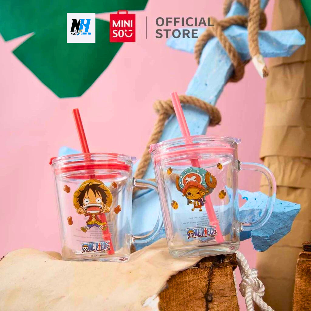 Ly Cốc Thủy Tinh Thuộc Bộ Sưu Tập Miniso x One Piece Collection có ống ...