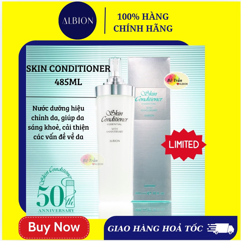 [ALBION] Nước dưỡng hiệu chỉnh da Skinconditioner 485ml (Auth 100% trực ...