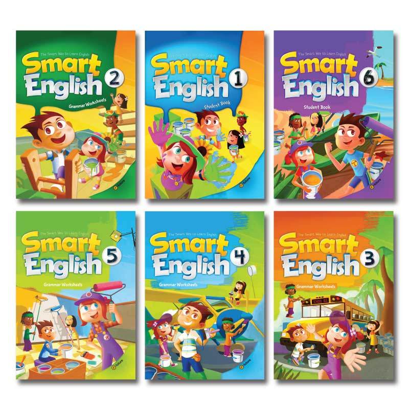 Sách Smart English Grammar Worksheets có đủ 6 tập 1,2,3,4,5,6 - bản in ...