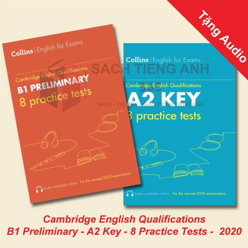 Sách CAM English Qualifications - B1 Preliminary - A2 Key 8 Practice ...