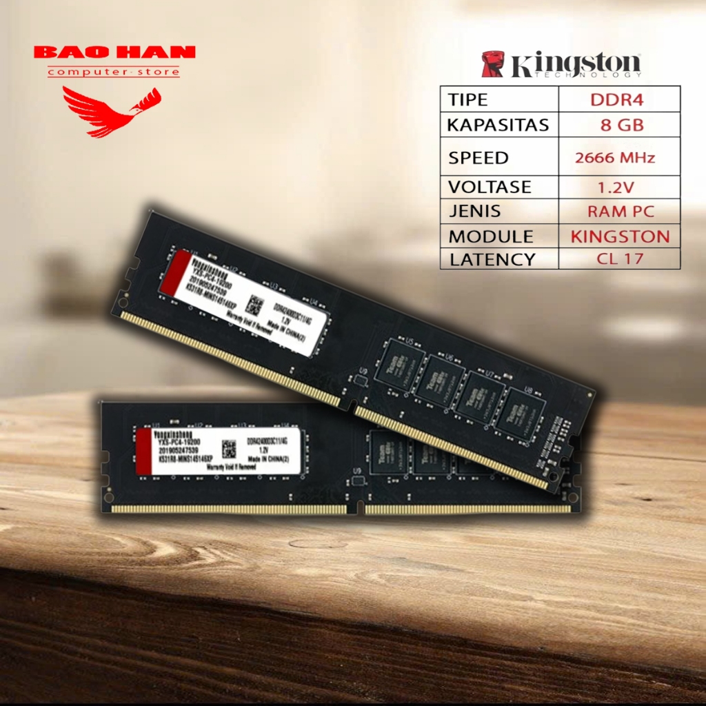 Ram Kingston 8gb Ddr4 Bus 2666 Mhz Mới Bảo Hành 3 Năm Shopee Việt Nam