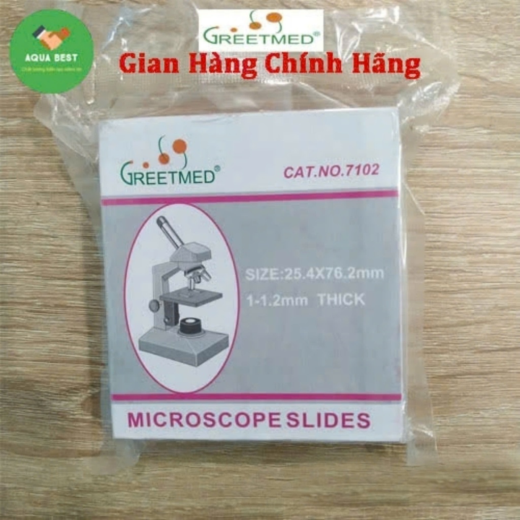 [Hộp 72 cái] Lam kính kính hiển vi Greetmed 7102 | Shopee Việt Nam