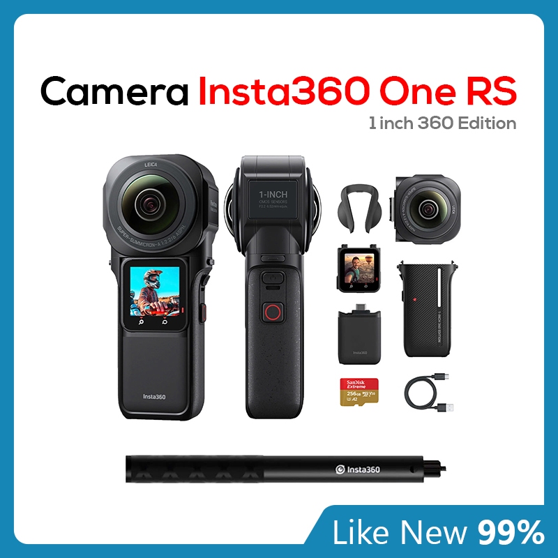 Camera Insta360 One RS 1 inch 360 Edition - Full box - Kèm thẻ nhớ ...