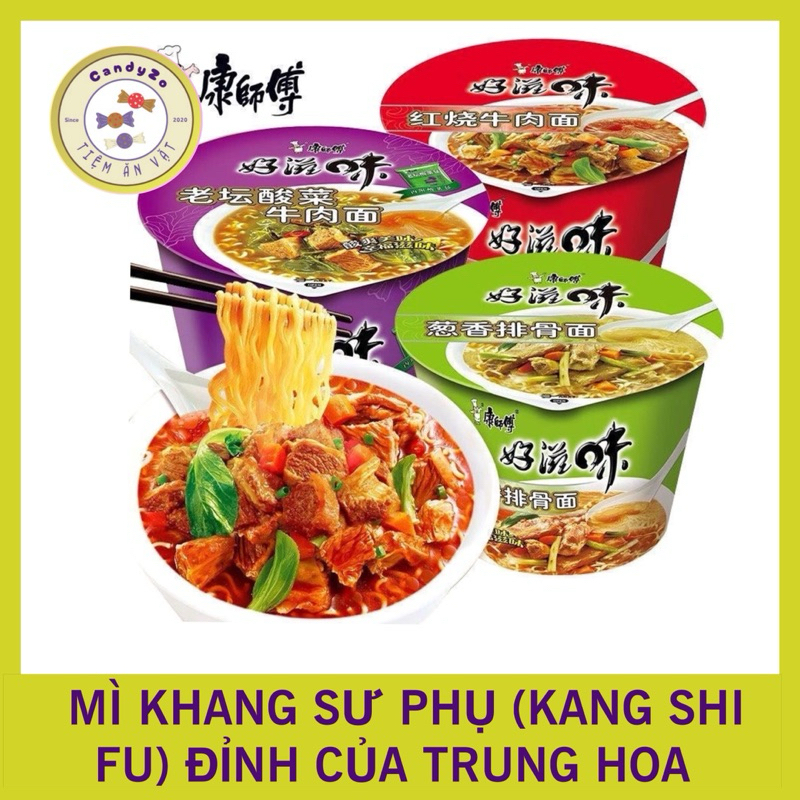 Mì cốc Khang Sư Phụ - Kang Shi Fu Trung Quốc (4vị) | Shopee Việt Nam