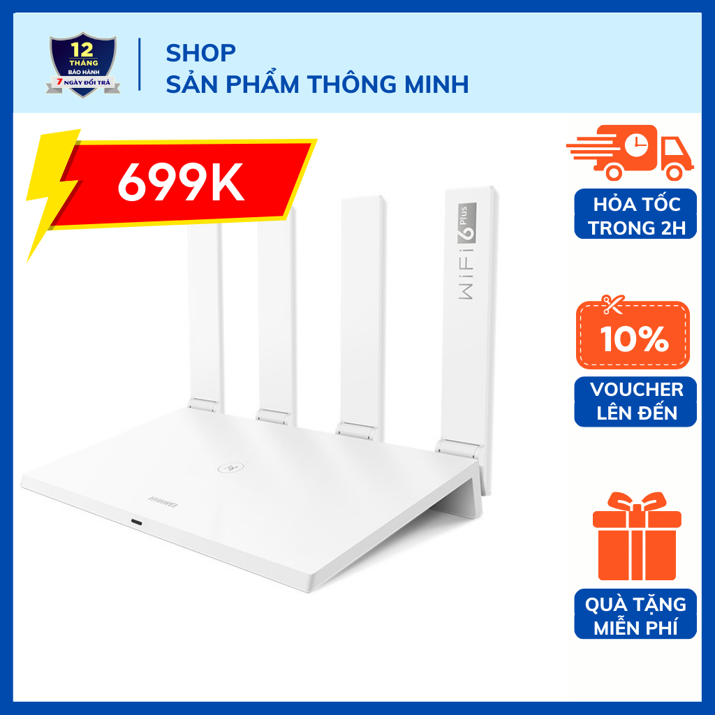 Bộ phát Wifi Router Huawei AX3 Pro Wifi 6, BE3 Pro Wifi 7 - 3600Mbps - Mesh - kết nối 256 thiết ...
