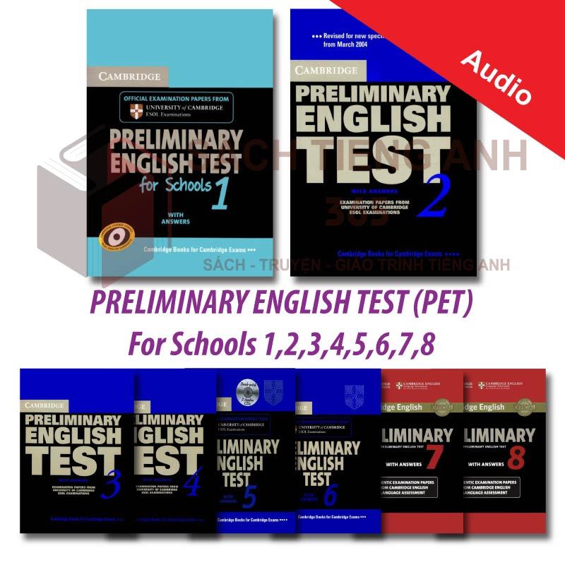 Sách Kèm Audio mp3 Cambridge Preliminary English Test (PET) Luyện Kỹ ...