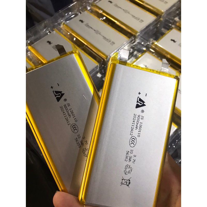 Sỉ Pin lipo kích thước 1260110 9000mah, pin JS-1260110, 3,7v. pin mới ...