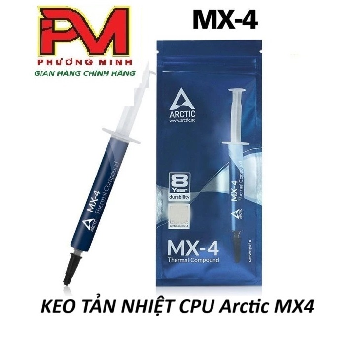 Keo Tản Nhiệt ARCTIC MX4 4g- keo tản hút nhiệt noctua cpu laptop máy tính pc tăng tuổi thọ máy ...