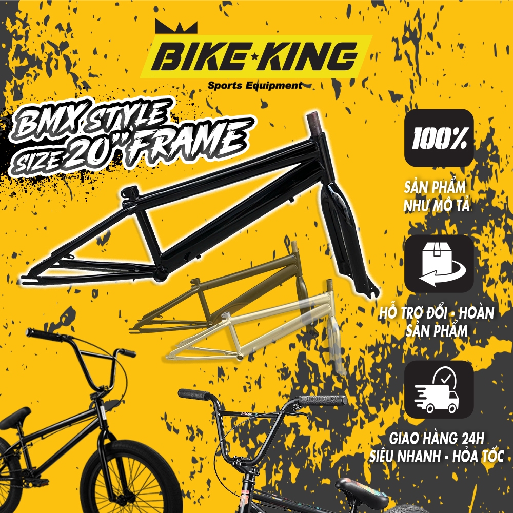 Khung Phuột Xe Đạp Dáng BMX Freestyle Kích Thước 20inch | Shopee Việt Nam