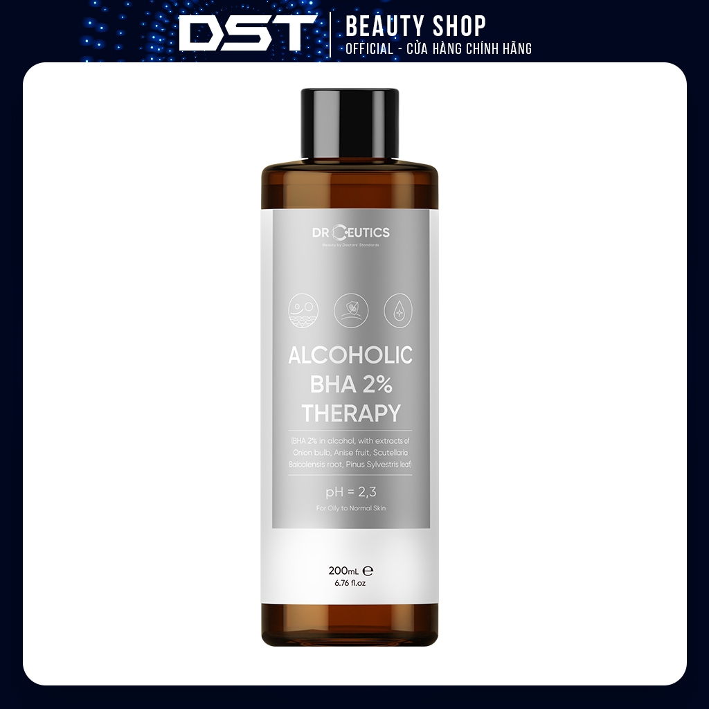 [Dược Sĩ Tiến] DRCEUTICS Dung Dịch Làm Sạch Và Cân Bằng Da BHA 2% ACOLHOLIC (Nền Cồn) | Shopee ...