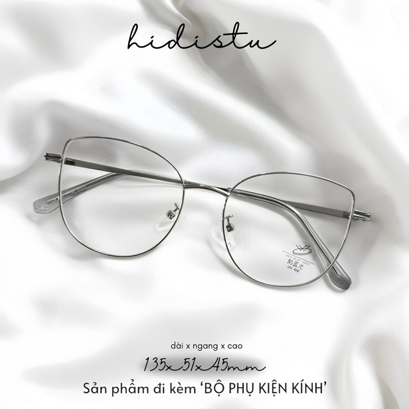 Gọng kính mắt mèo Slay. Form kính trung bình dễ mang. Phù hợp tất cả ...