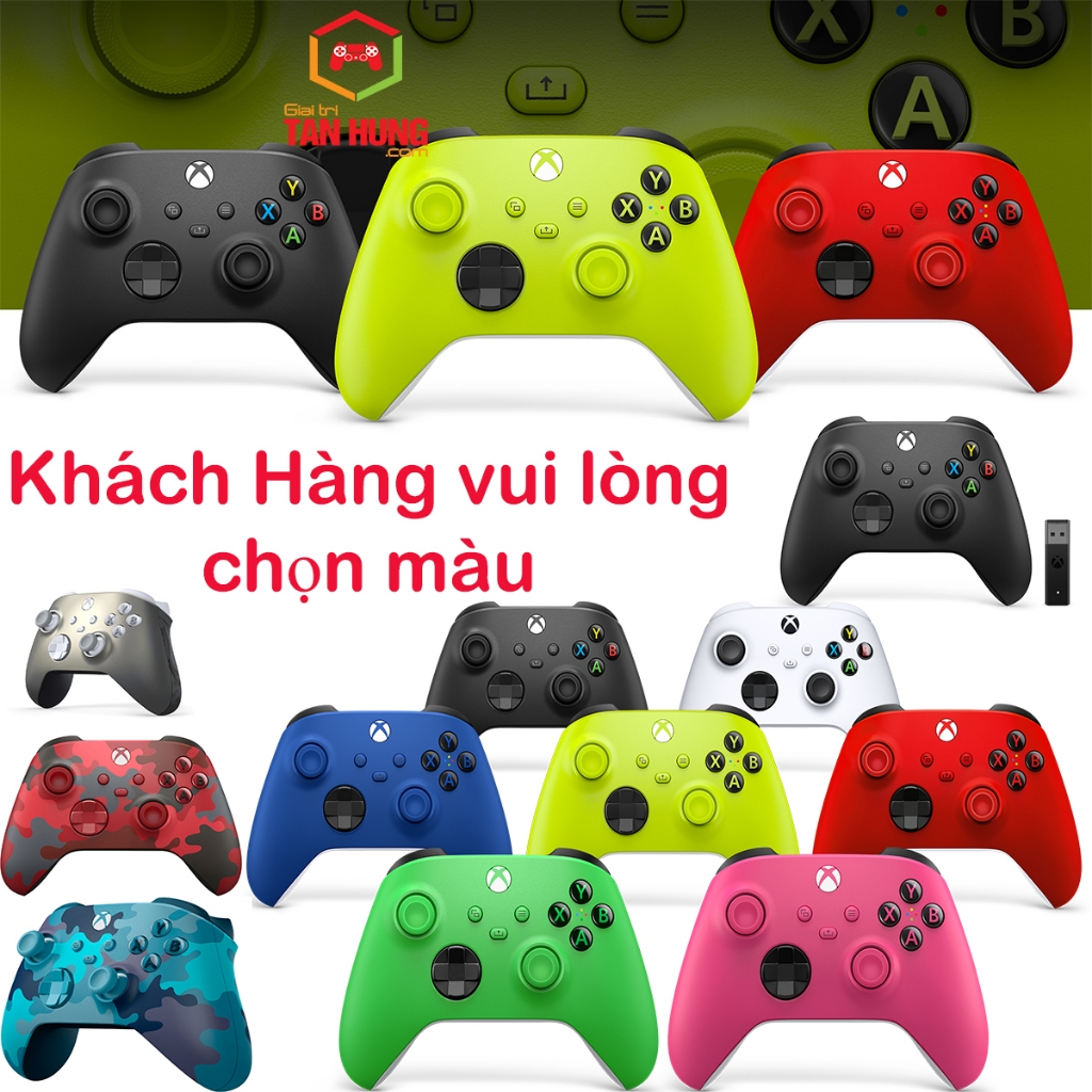 Tay cầm Xbox One Series X/S chính hãng nguyên seal các màu mới kèm ...