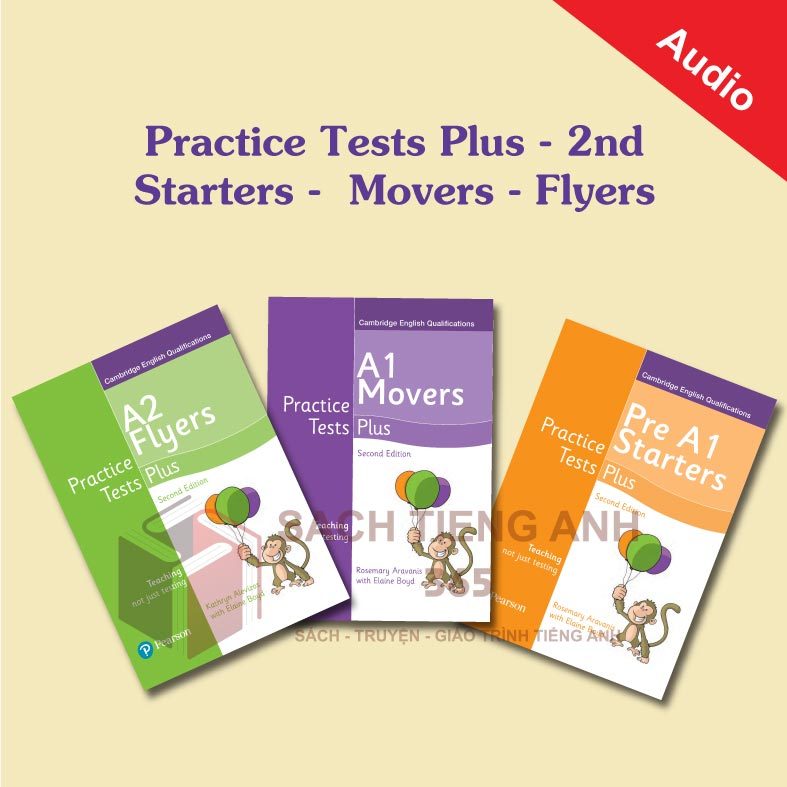 Sách Practice Tests Plus - 2nd - Starters, Movers, Flyers - Tặng Audio ...