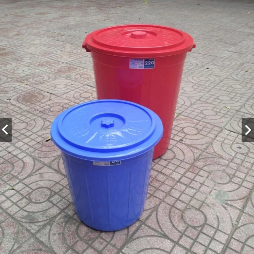 [xả kho] thùng tròn có lắp 220L /180L/160//120L thùng nhựa cao cáp việt nhật | Shopee Việt Nam