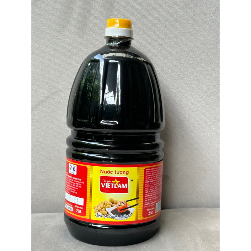 Nước tương Viet Lam 2L ( xì dầu) - New Green Food | Shopee Việt Nam