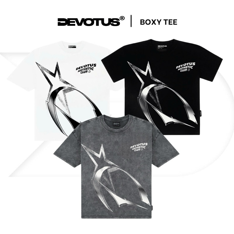 Áo thun form BOXY Unisex DEVOTUS Premium 100% Cotton 260gsm Local Brand Fullbox - STAR LOGO ...