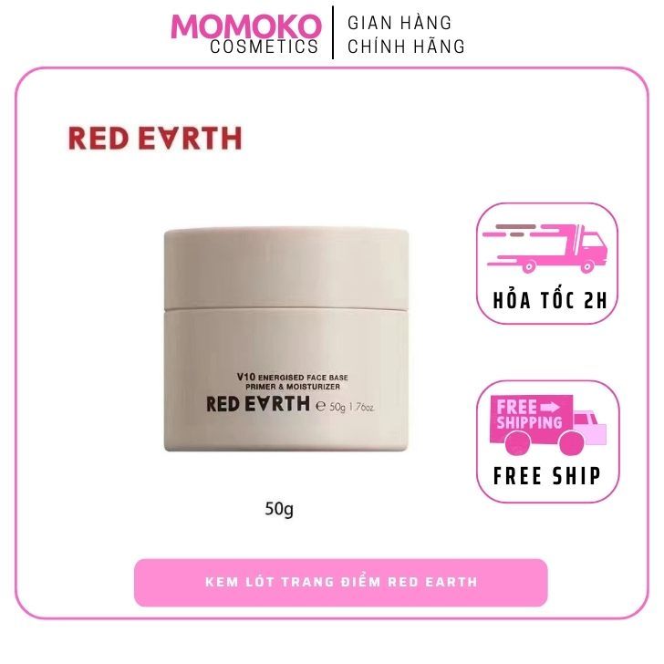RED EARTH - Kem Lót RED EARTH Dưỡng Ẩm Da Mặt RED EARTH V10 - Che Lỗ ...