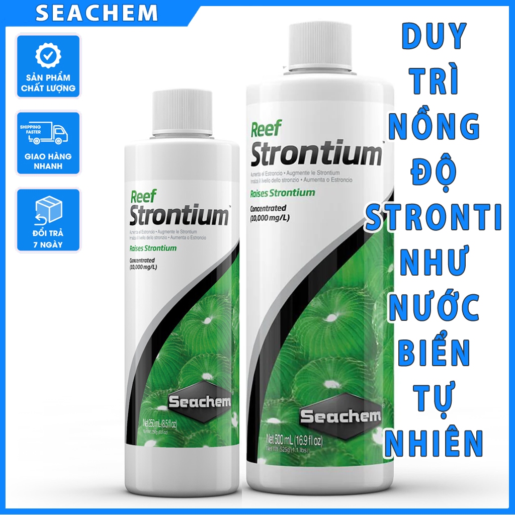 Dung dịch SEACHEM - Reef Strontium bổ sung, duy trì Stronti cho san hô ...