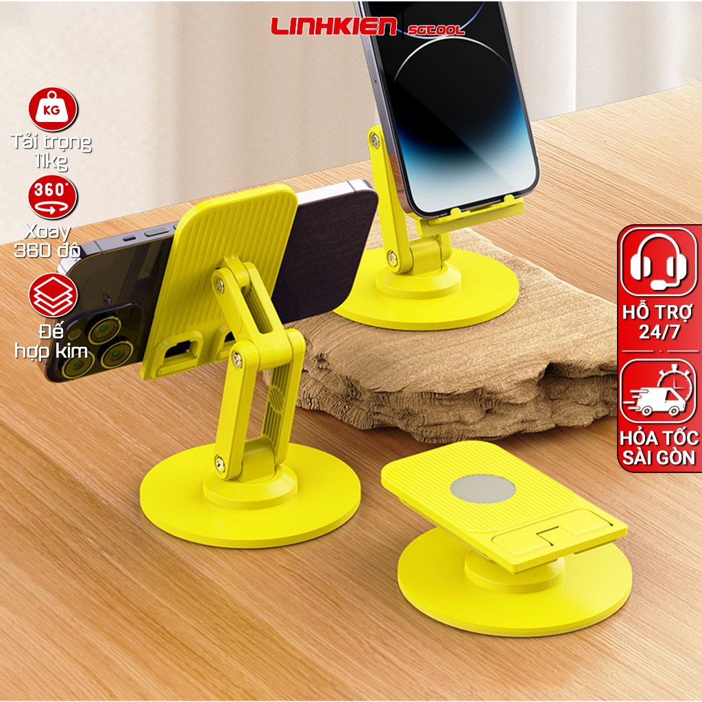 Giá Đỡ Đế Kim Loại Xoay 360 độ Gấp Gọn Cho Điện Thoại Android Phone 15 ...