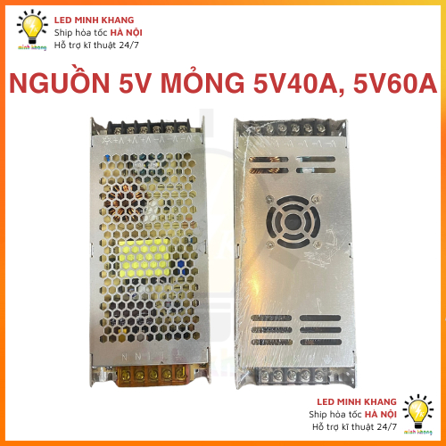 Nguồn 5V40A, 5V60A siêu mỏng chính hãng Chuyên lắp màn hình | Shopee ...