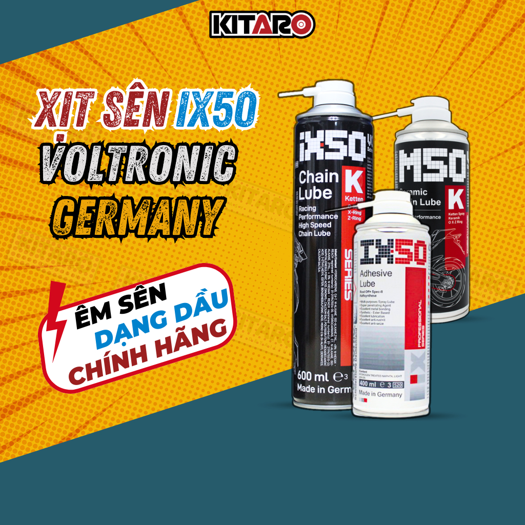 Xịt Dưỡng Sên - Bôi Trơn Sên Cao Cấp Voltronic M50 - IX50 - Vệ Sinh Sên ...