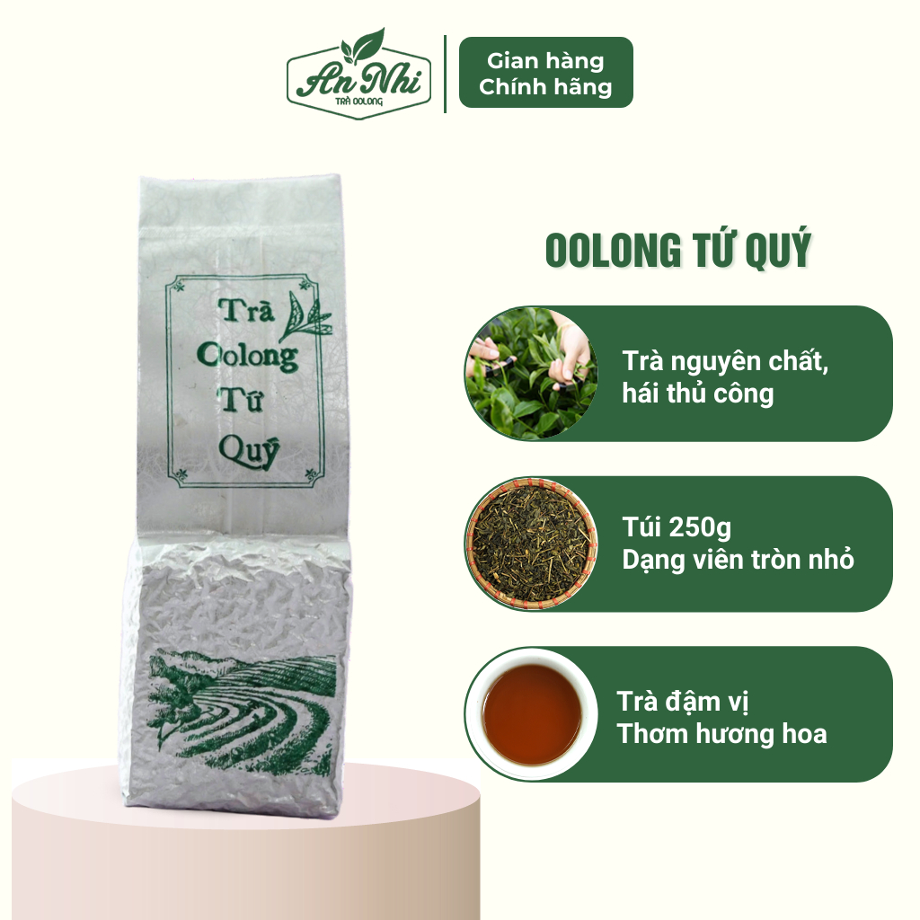 Set 4 gói Trà ô long Tứ Quý Bảo Lộc An Nhi, Trà olong giảm cân thượng ...