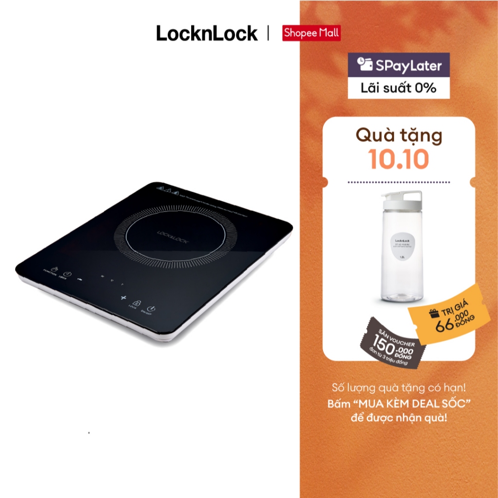 Bếp điện từ Lock & Lock Induction Cooker, 220-240V, 50/60Hz, 2000W ...