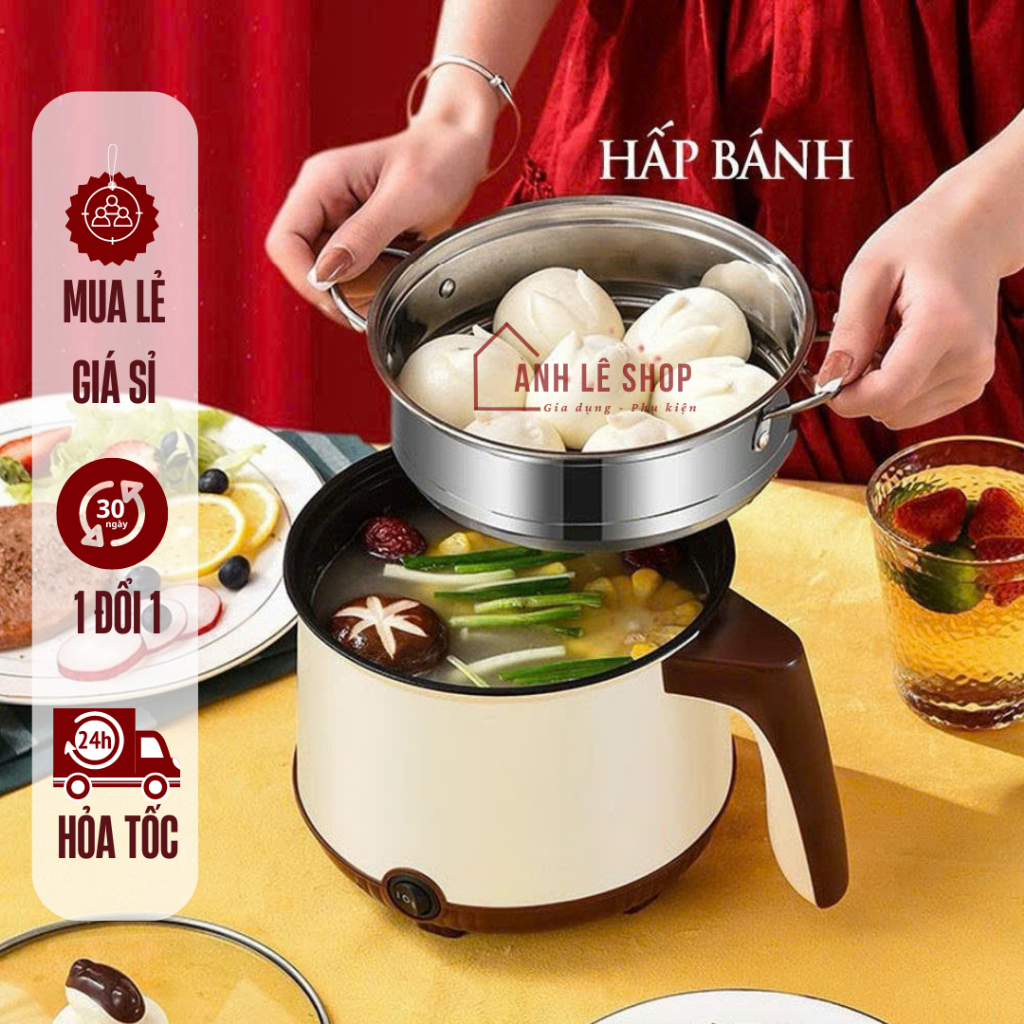 Nồi Lẩu Điện Mini Shanban 2 Tầng Đa Năng Tiện Dụng | Shopee Việt Nam