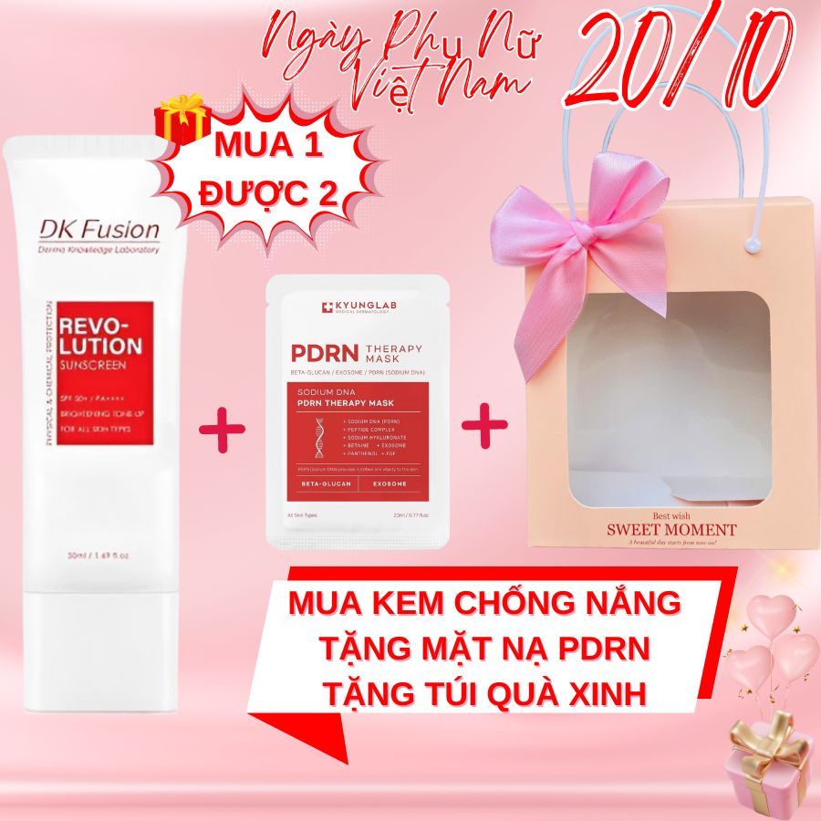 [MUA 1 ĐƯỢC 2] Kem Chống Nắng Nâng Tông Da Dk Fusion Hàn Quốc SPF 50 ...