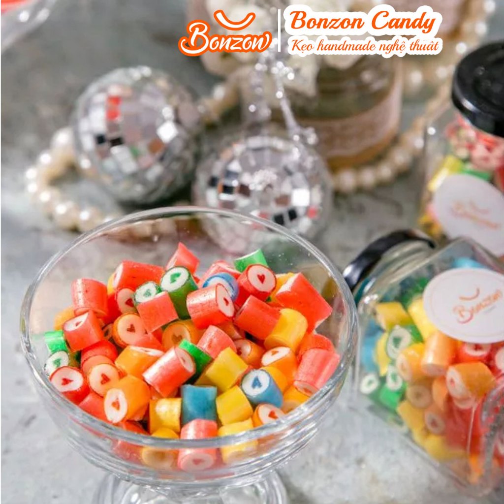 Kẹo Bonzon Candy trái tim, kẹo handmade nghệ thuật | Shopee Việt Nam