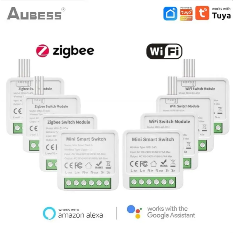 Tuya WiFi switch 16A DIY Công tắc mini app smart life | Shopee Việt Nam