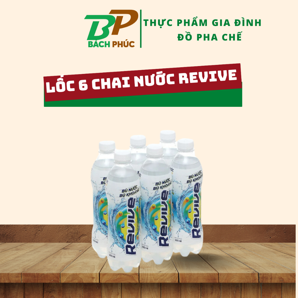 Lốc 6 chai Revive bù điện giải bù khoáng 500 ml - Pha chế Bách Phúc Đà ...