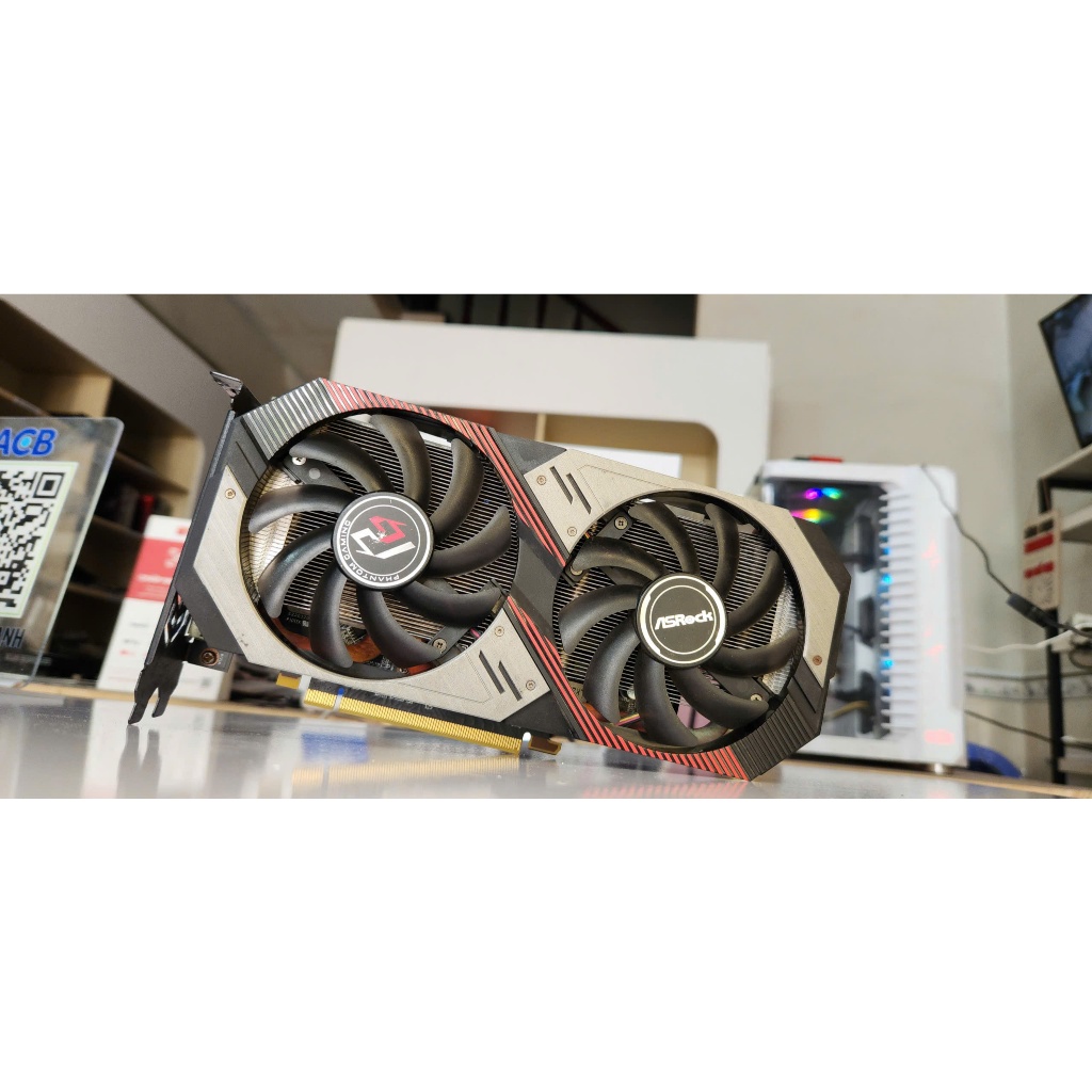 Card màn hình VGA ASRock RX 5600 Phantom Gaming D2 6G (2 Fan + 3 Fan ...