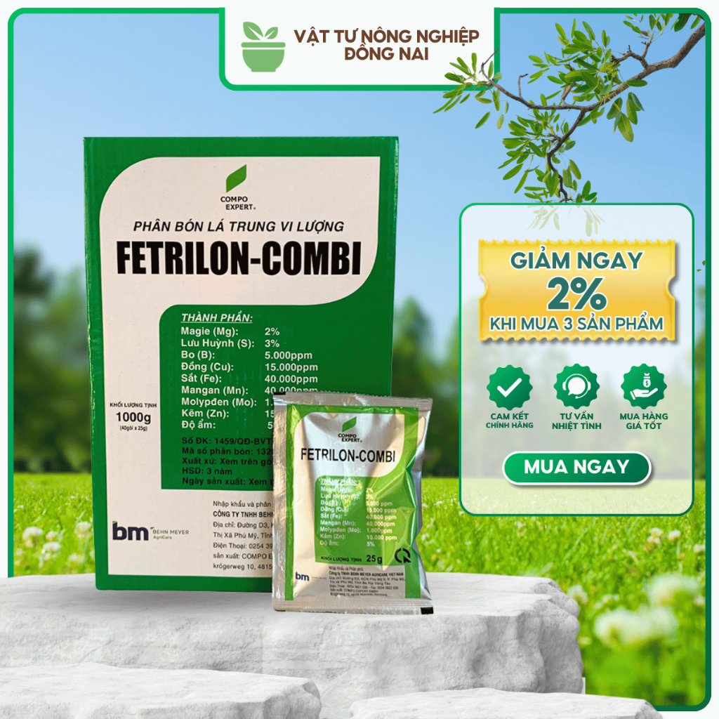 Phân bón COMBI FETRILON💥HÀNG CAO CẤP💥Phân bón vi lượng giúp ra đọt ...