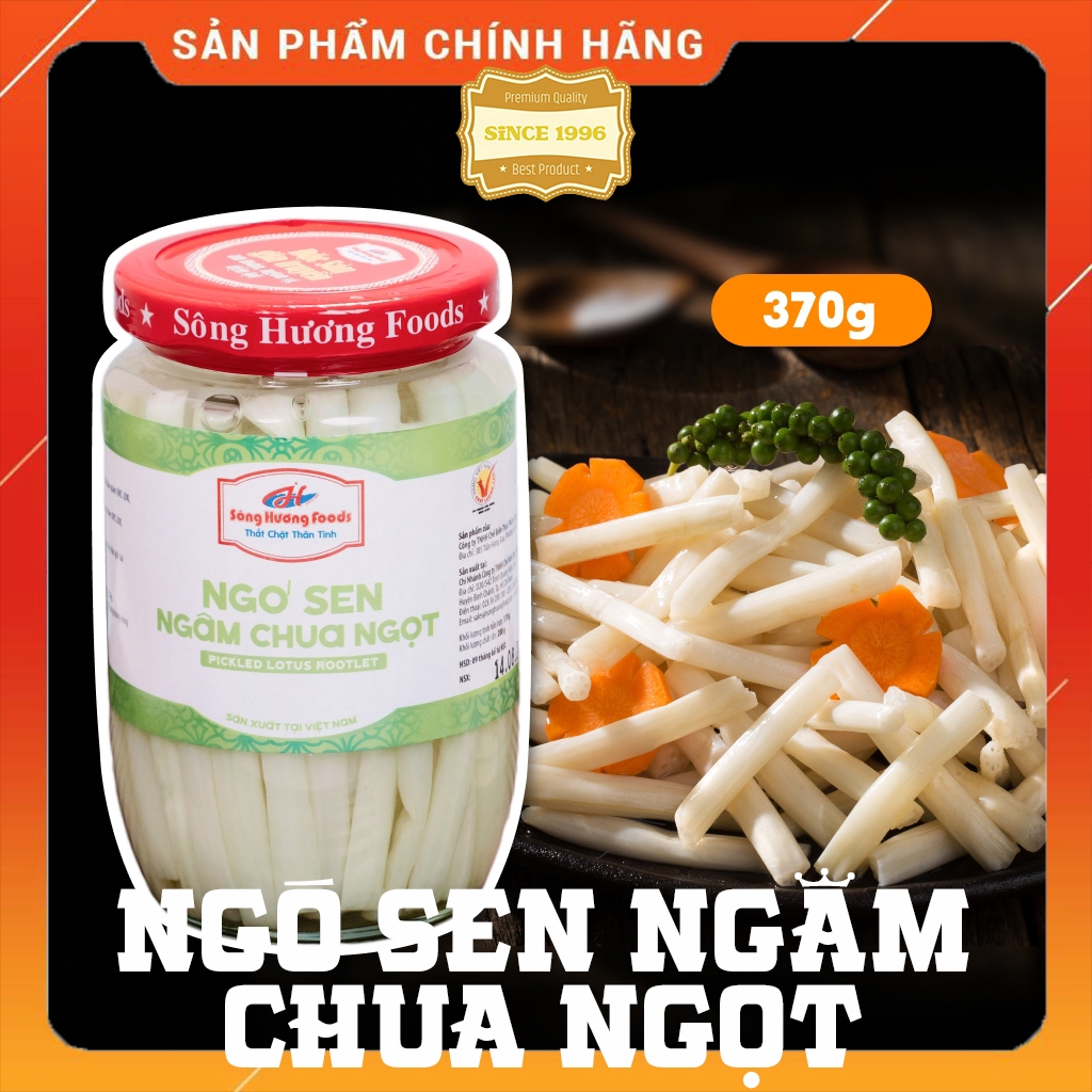 Ngó Sen Ngâm Chua Ngọt - Sông Hương Foods Hũ 370g - Ăn kèm thịt luộc ...