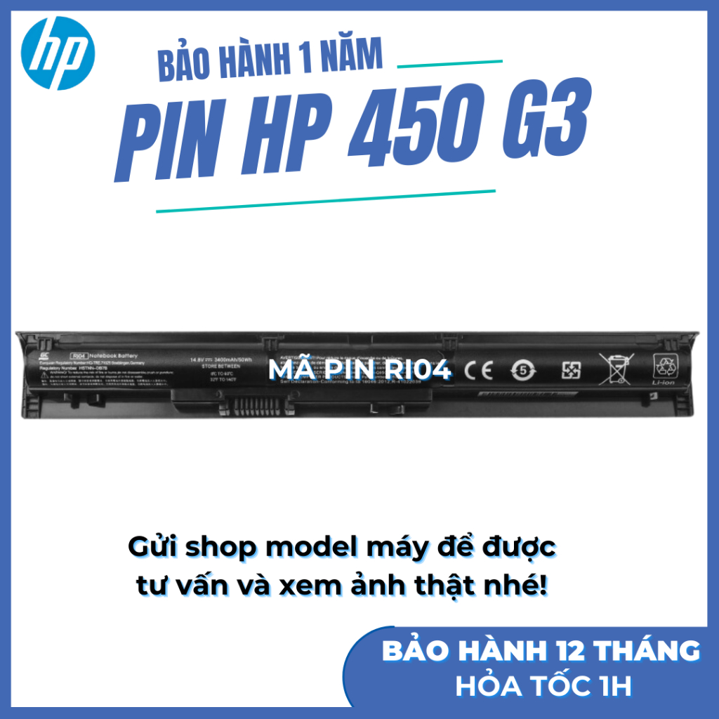 PIN LAPTOP HP Envy 15-q000, ProBook 450 G3, 455 G3, 470 G3 – 450 G3 ...
