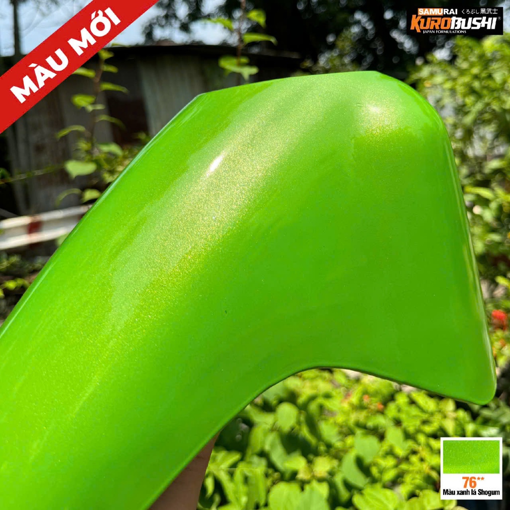 Sơn xịt Samurai màu Xanh Lá Shogun - 76 (400ml) (cần sơn trên nền màu Trắng) | Shopee Việt Nam