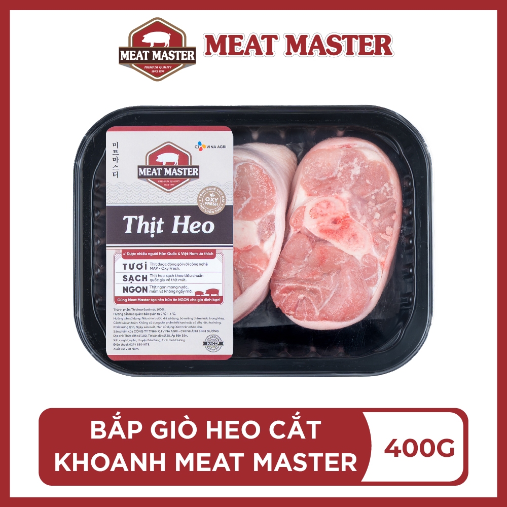 Bắp giò heo cắt khoanh Meat Master 400g hạn sử dụng từ 1 tới 2 ngày | Shopee Việt Nam