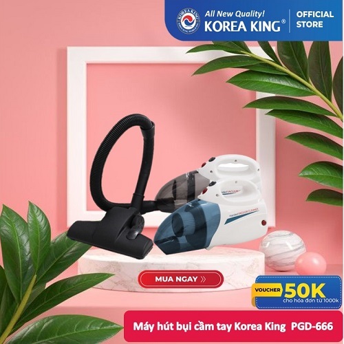 Máy hút bụi cầm tay Korea King PDG-666 (220v/50Hz,1000W, 2 chức năng hút thổi) - Hàng chính hãng ...