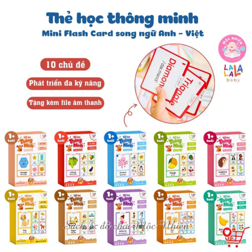 Combo 10 bộ Mini flash card | Shopee Việt Nam