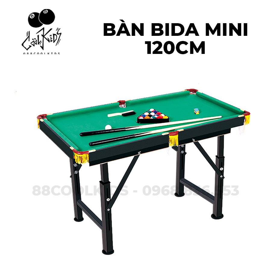 Bàn Bida Mini 1,2 Mét Gấp Gọn - Bàn Bida Cỡ Nhỏ Cho Trẻ Em | Shopee ...