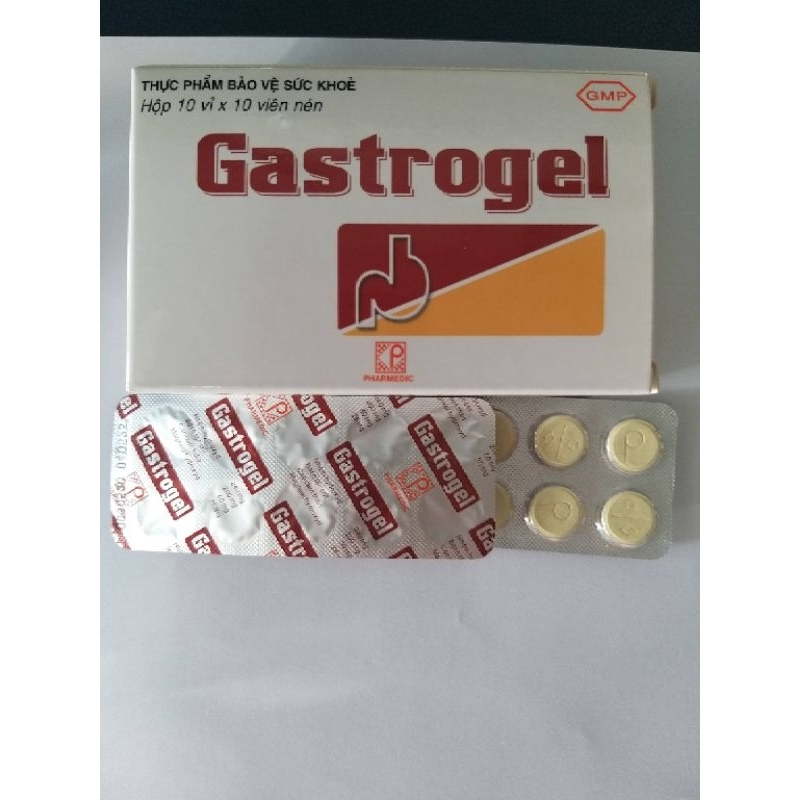 Viên nhai (uống) Gastrogel giảm acid dạ dày, chống trào ngược lọ 80 ...